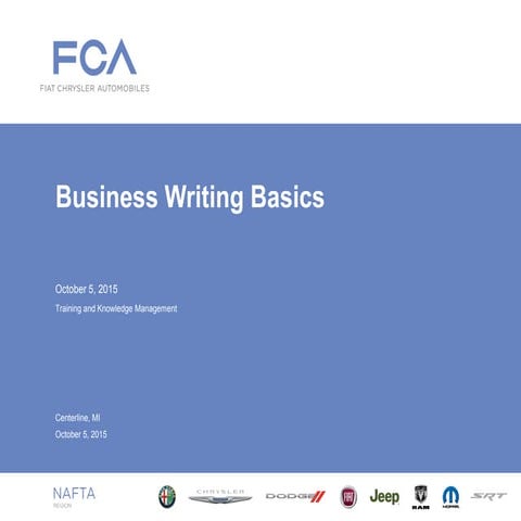 Business Writing Basics | PDF