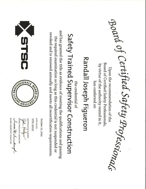 OSHA 511 Certification | PDF