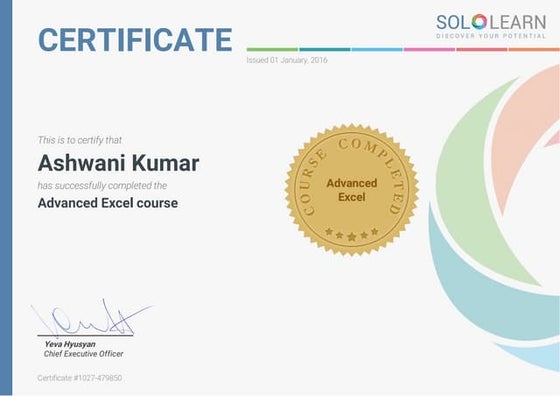 Excel Tutorial Course Ppt