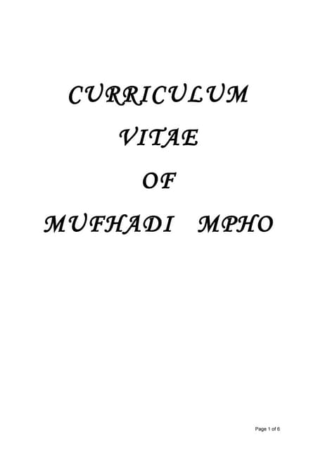 Matthew Wood CV | DOCX