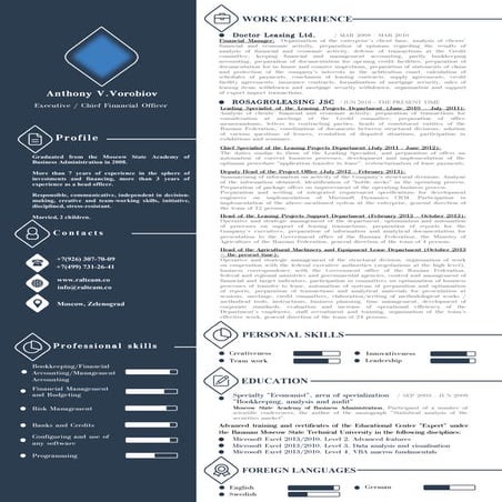 CV_English_version | PDF | Business Administration | Business