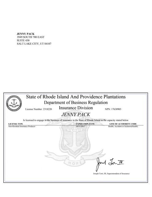 Indiana License Info | PDF