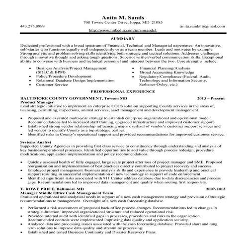 Sands.Anita Resume | PDF