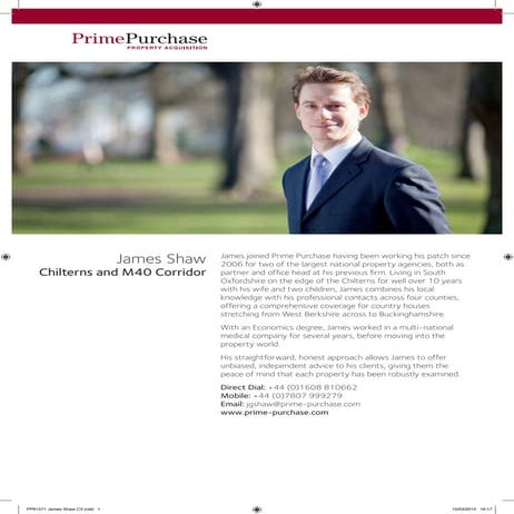 James Shaw CV | PDF