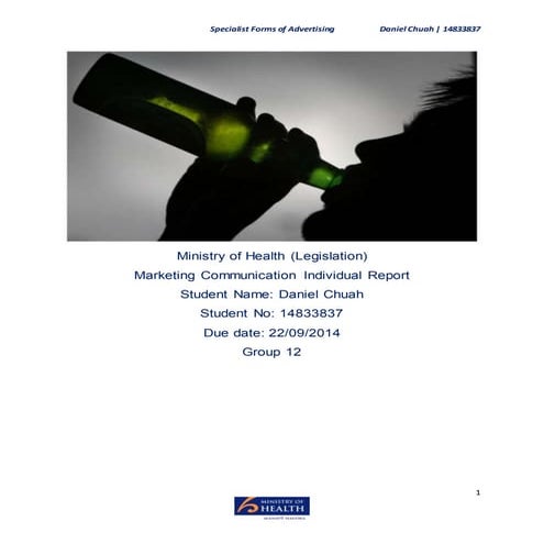 Alcohol Assignment | DOCX | Substance Abuse | Diseases and Conditions