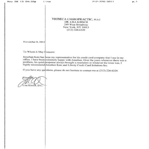 UTL-Letter of Recommendation Joe Pascale | PDF