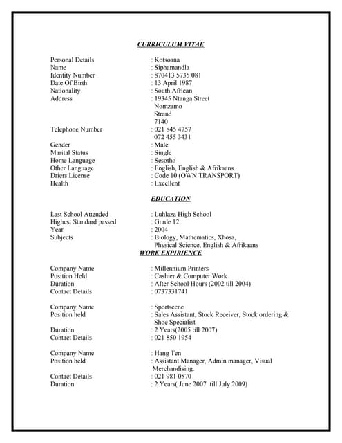 lebohang molefe lethabo | PDF