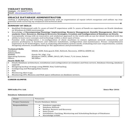 Resume_Vikrant | PDF