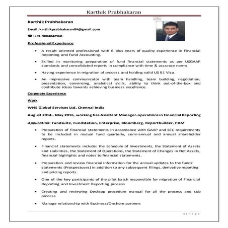 Karthik Prabhakaran Resume | DOCX