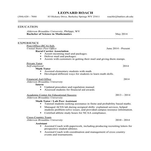 Resume | DOCX