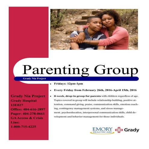 Nia Parenting Group Flyer | PDF