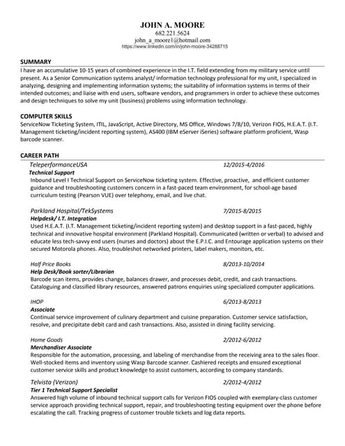 IT-Resume | PDF