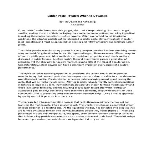 Powder Column FINAL | PDF