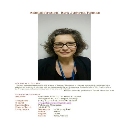 CV English 2016 pdf | PDF