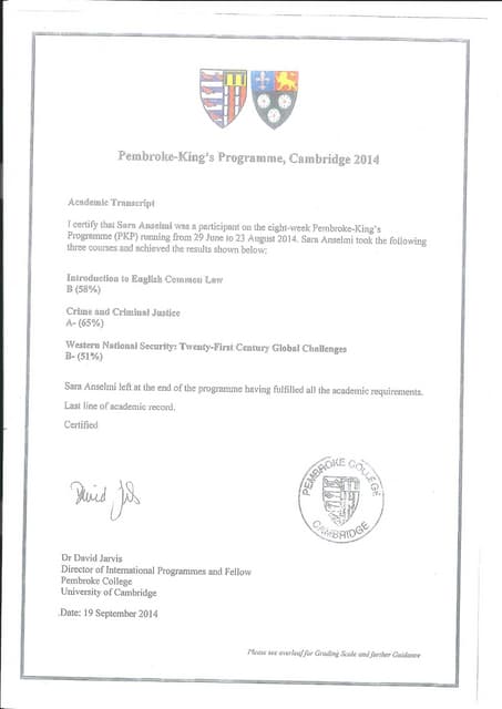 CERTIFICATION TRINITY EXAM - Level 3 | PDF