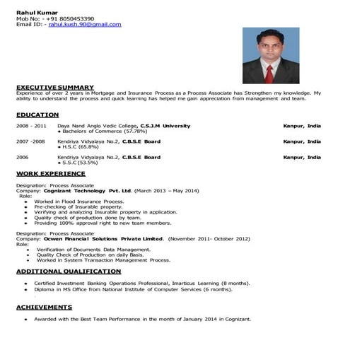 Rahul Resume | DOCX
