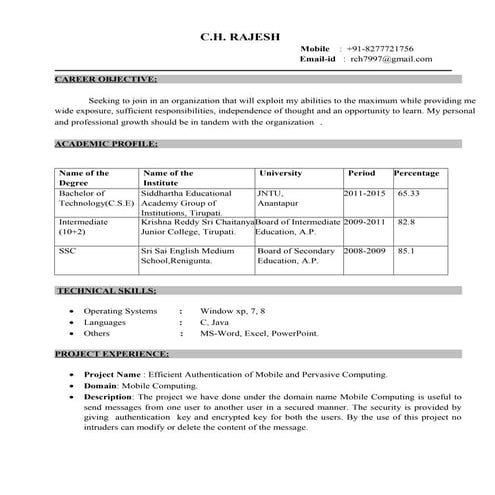 Resume (3) | PDF