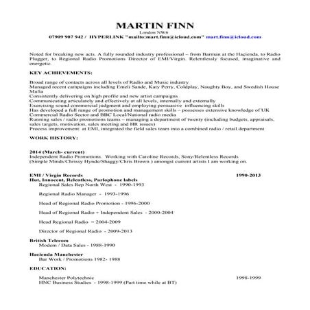 MARTIN FINN CV 10:15 | DOC