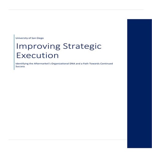 Strategic Excecution FINAL | PDF