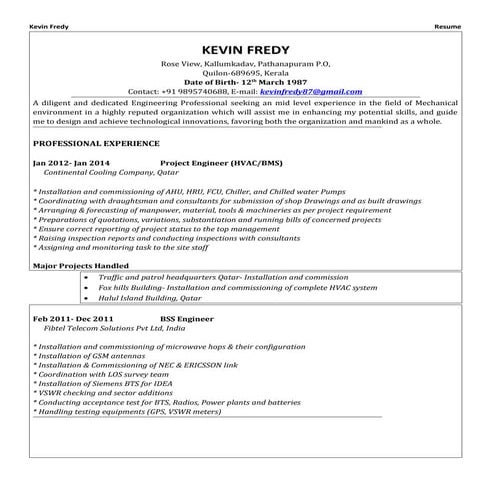 kevin new resume | DOC
