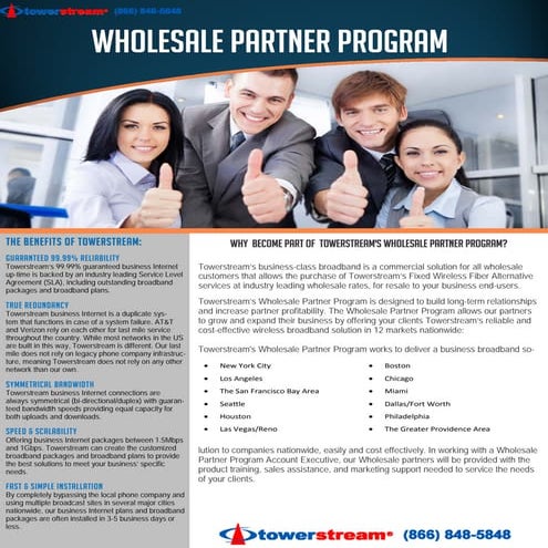 TS - Wholesale Partner Program Flyer 11 24 2015 | PDF