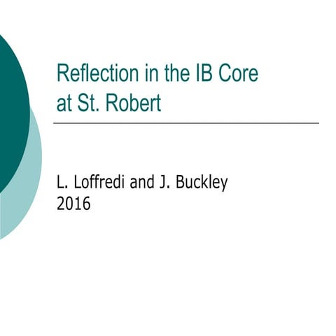 EE TOK and CAS Reflection at St. Robert.ppt (1) | PPTX