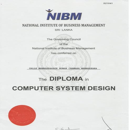 Diploma - Computer System Design (SL) | PDF