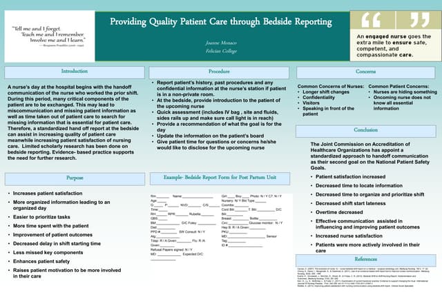 EBP Bedside Handoff and Patient Satisfaction | PDF
