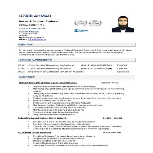 UPDATED_CV_ | DOCX | Computer Networking | Computing