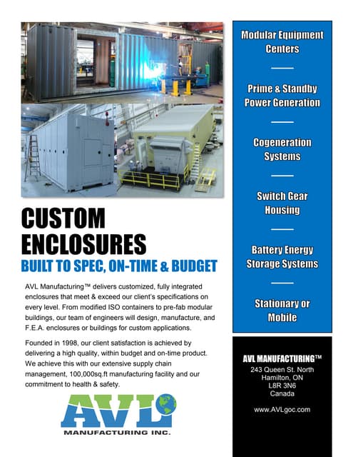 Avl Custom Enclosures Pdf