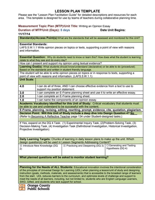 Types of lesson plan | PPTX