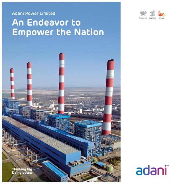 A project report on adani power ltd. | PDF