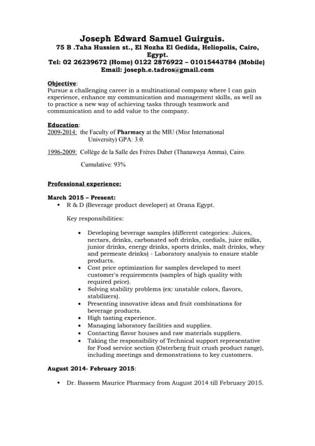 Estheticianresume2016 | PDF