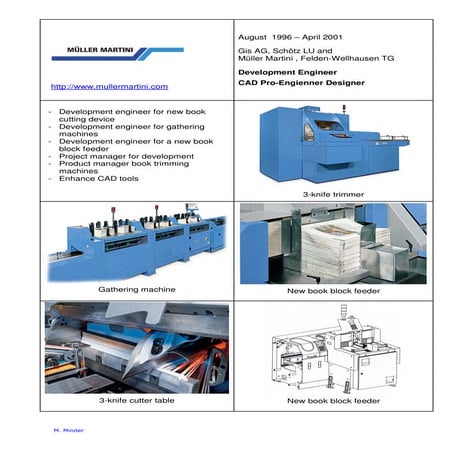 Summary Muller Martini | PDF