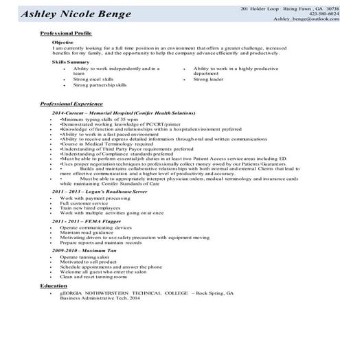 Resume - Ashley Benge | DOCX