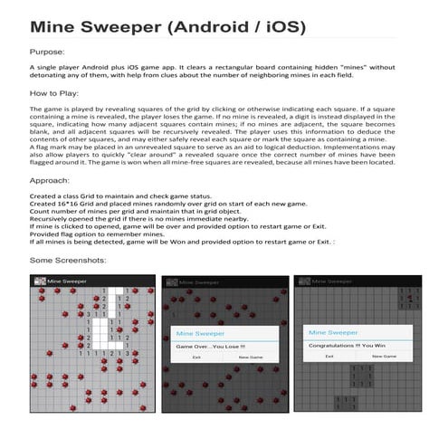 MineSweeper | PDF