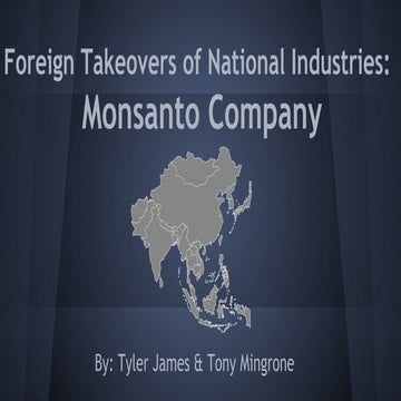 Monsanto Presentation | PDF