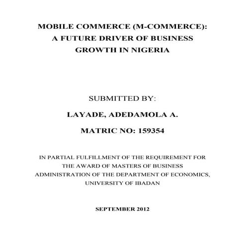 MCommerce | PDF