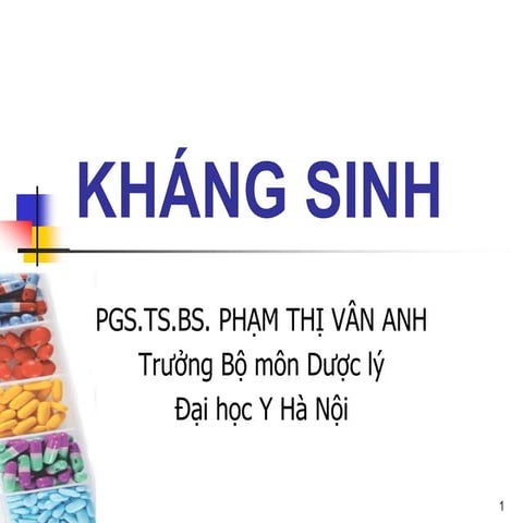 B9 THUỐC KHÁNG SINH.pdf cần bác sĩ đọc nhiều | PDF