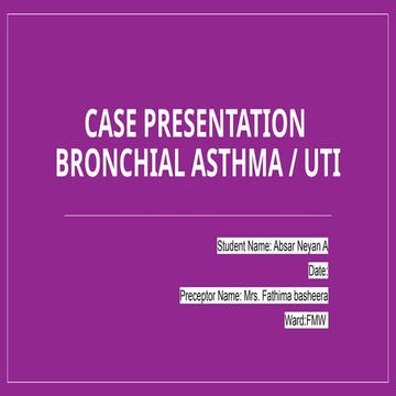 Bronchial asthma case presentation in soap BA.pptx