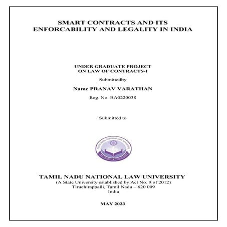 smart contracts research paper | DOCX