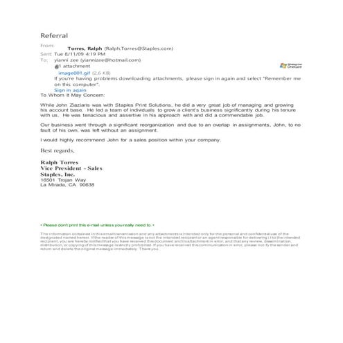 Ralph Torres recommendation | DOCX