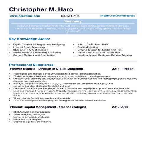 2016 Resume Pdf