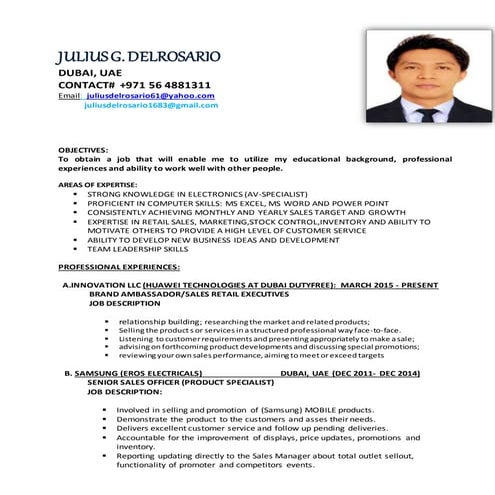 julius cv new | DOCX