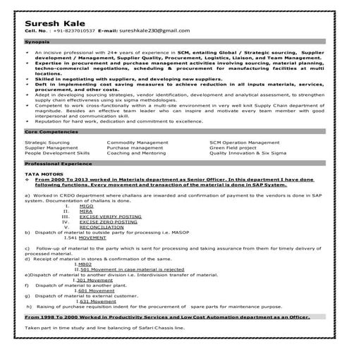 CV_ SURESH_ KALE | PDF