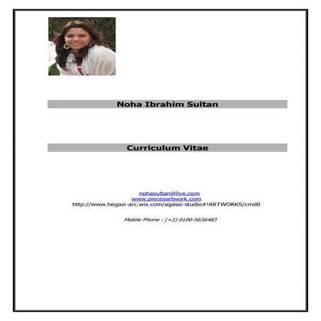 noha_sultan_CV | PDF