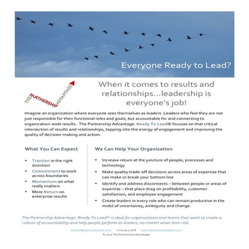 Everyone Ready To Lead? | PDF