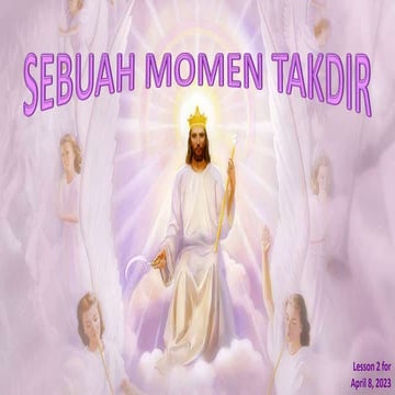 Sekolah Sabat - Triwulan 2 2023 - Pelajaran 2 | PPT