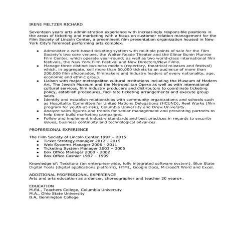 Benjamin Griffith Resume LinkedIn | PDF