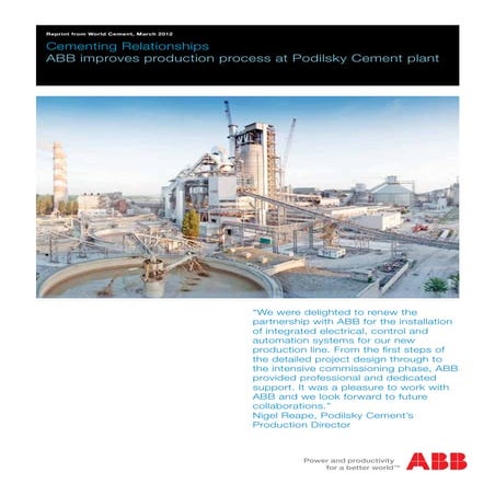Industrial training report Satna Cement Works (Birla Corp Ltd), Satna ...